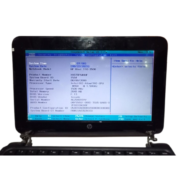 เมนบอร์ด / MOBO HP mini 110-3506TU NORMAL RAM DDR3 Intel ATOM N550 | Shopee Thailand