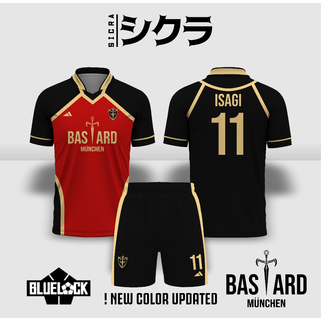 อัปเดต ! Anime Blue Lock Bastard Munchen คอสเพลย์ฟุตบอลมังงะ Jersey ...