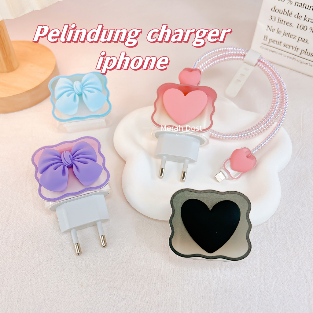 Iphone Charger Cable Protector Adapter Protector Charger Head Protector ...
