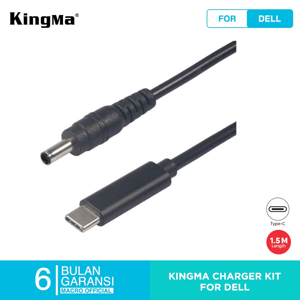 KINGMA สายชาร์จ USB Type-C สําหรับแล็ปท็อป DELL, Inspiron, XPS ...