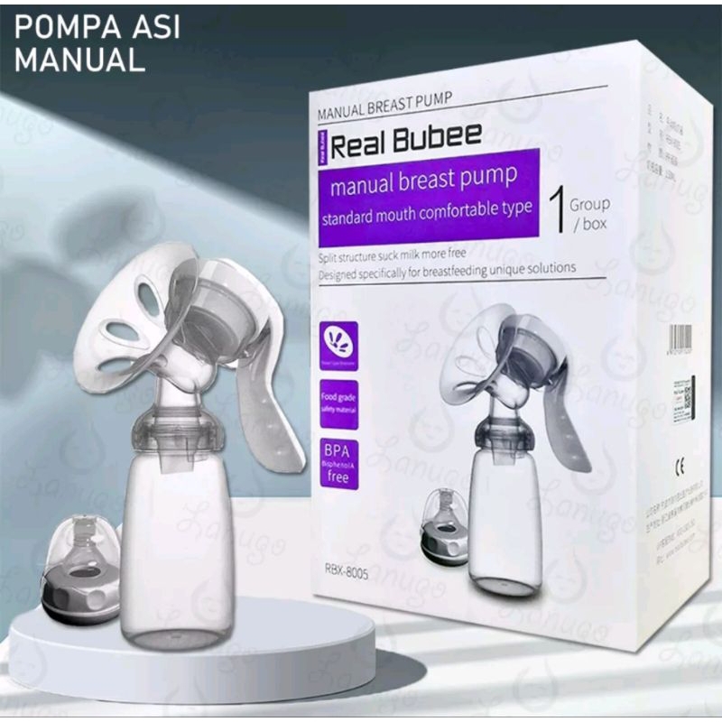 Real Bubee เครื่องปั๊มนม แบบใช้มือ [ORI] Rbx-8005 | Shopee Thailand