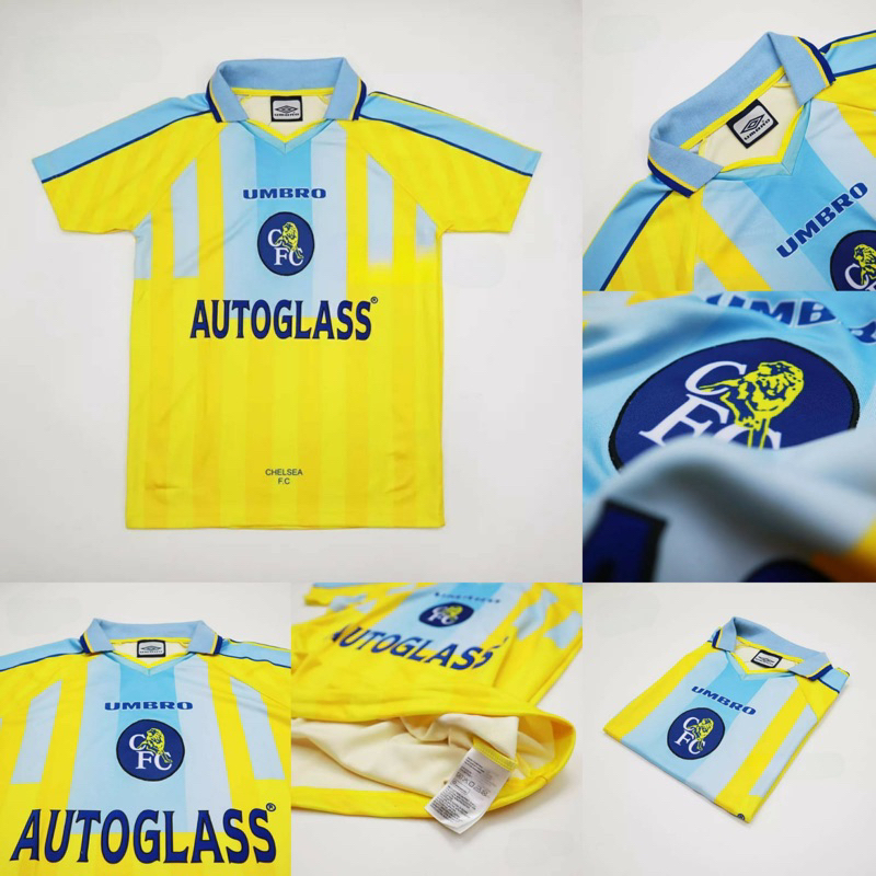 Retro Chelsea away Jersey 96/97 Autoglass/Classicjersey/blockcore/scena ...