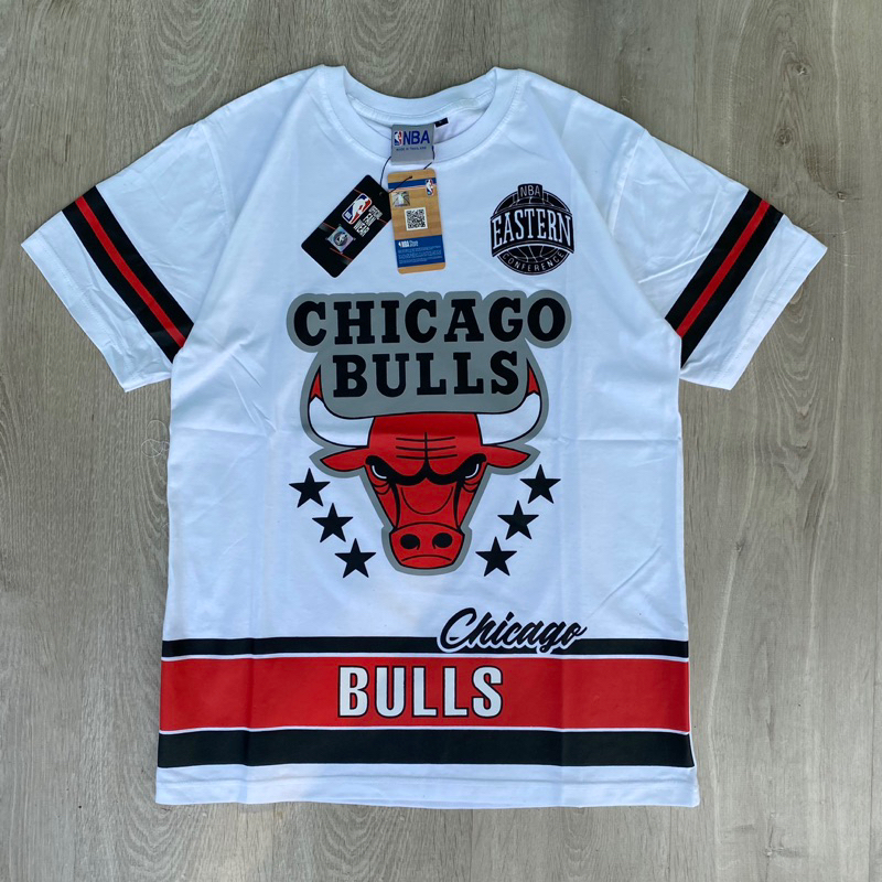 เสื้อบาสเก็ตบอลผู้ชาย Chicago Bulls Nba Eastern Bulls Tshirt Nba ...