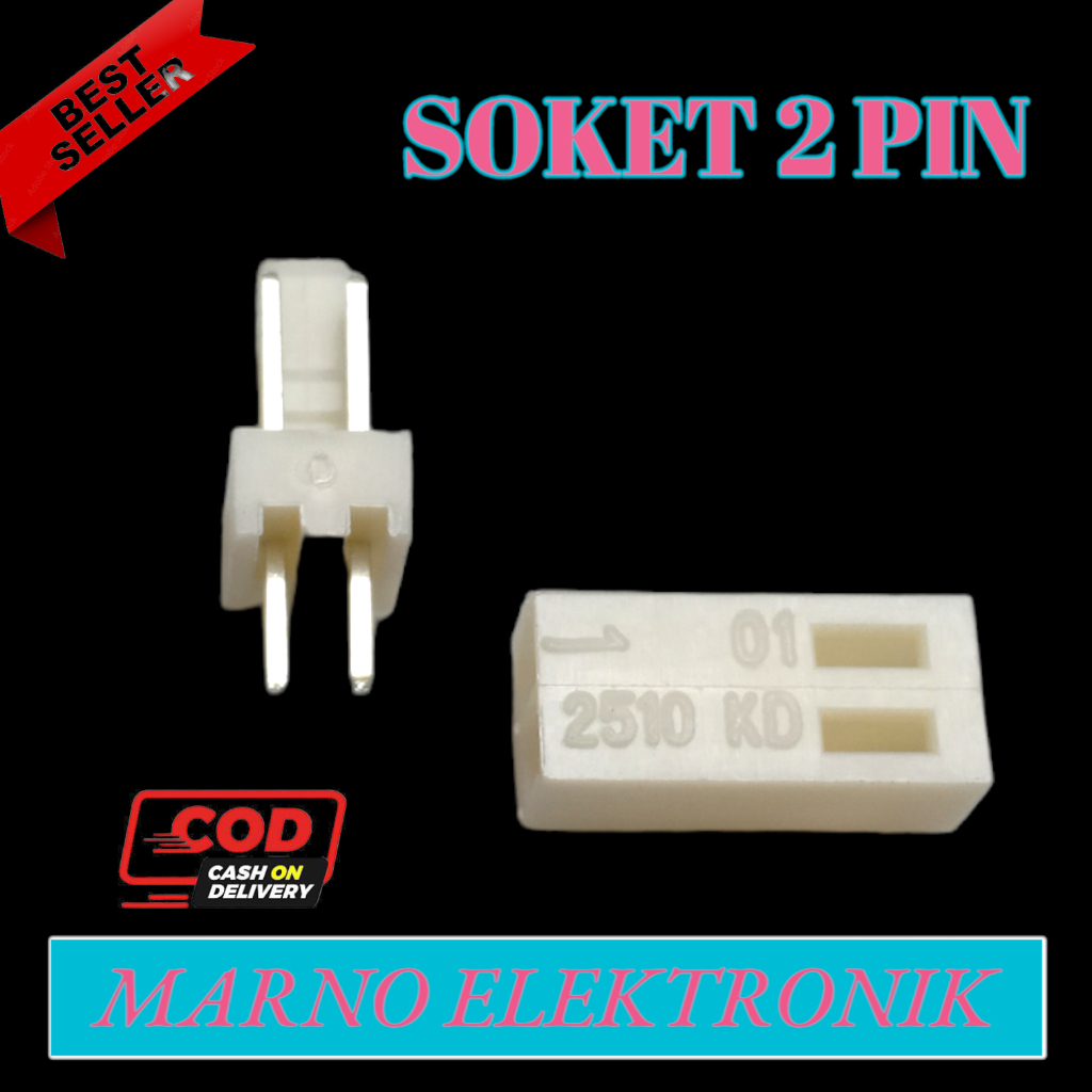 SOCKET 2PIN 2 PIN 2510 ต้นฉบับต้นฉบับ | Shopee Thailand