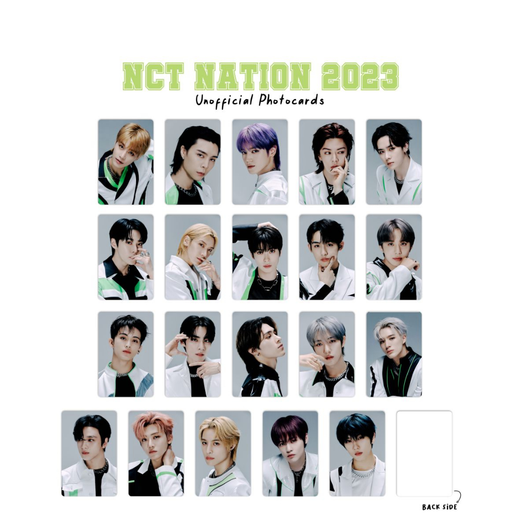 โฟโต้การ์ด Nct Nation 2023 20 ชิ้น | Shopee Thailand