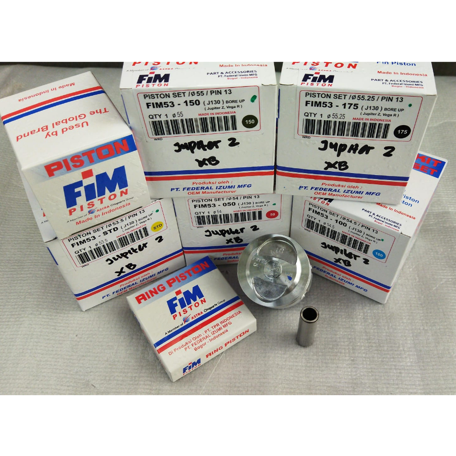 ชุดลูกสูบ FIM YAMAHA JUPITER Z/VEGA R XB FIM53 PIN 13 FIM IZUMI ...