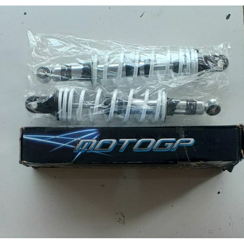 Putih SHOK SHOCKBREAKER MOTORCYCLE SHOCK DAMPER 340m WHITE MOTOGP BRAND ...