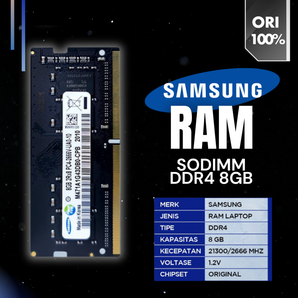 แรม SAMSUNG SODIMM DDR4 8GB พีซี 2666/21300 | Shopee Thailand