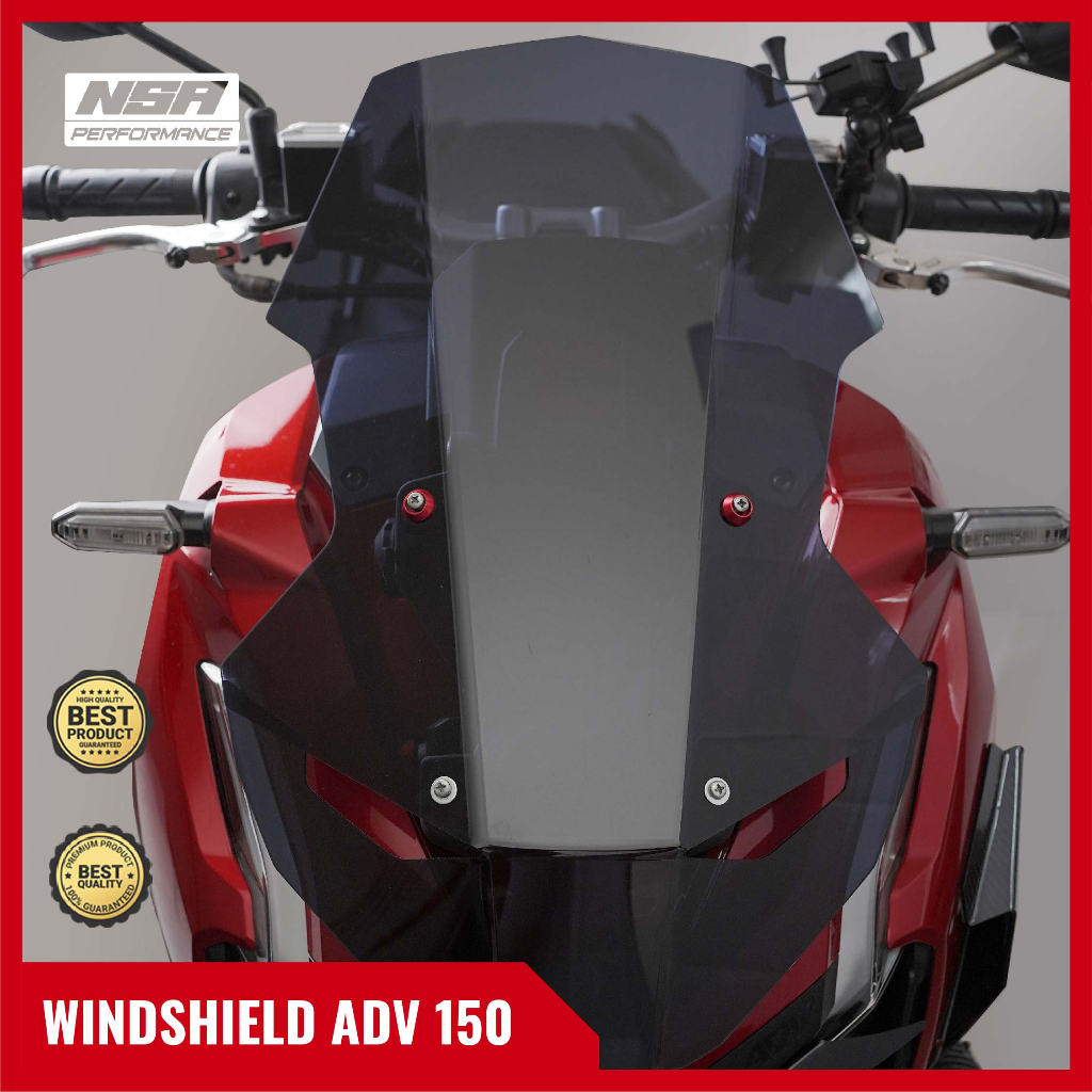 Nsa Windshield Adv 150-160 Visor Adv Tdr Front Shield Honda Adv 150 Adv ...