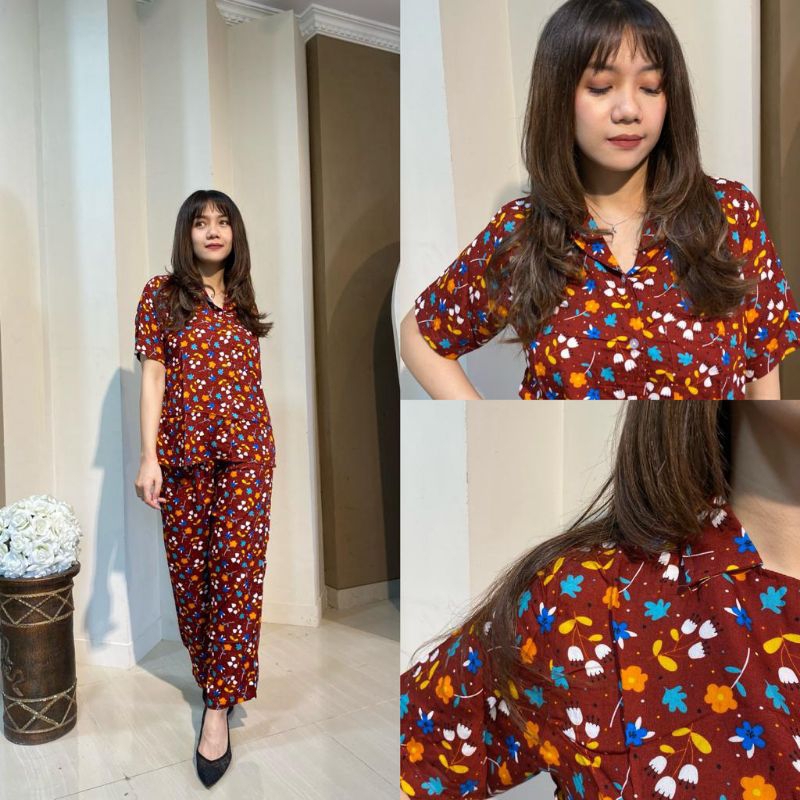 ชุดลวดลาย ANNISA Tiedyeone SET วันเซต ใหม่ล่าสุด | Shopee Thailand