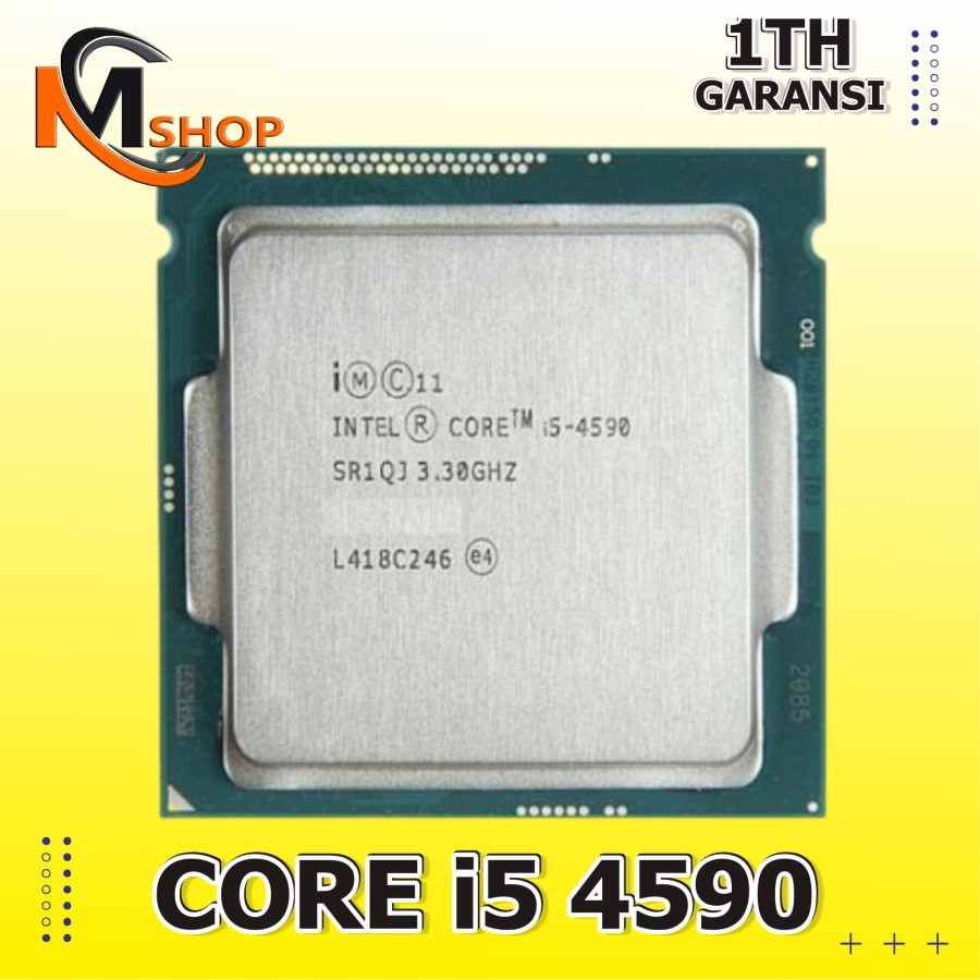 ซ็อกเก็ตโปรเซสเซอร์ Intel Core i5 4590 3.30GHz 1150 DDR3 Haswell ...