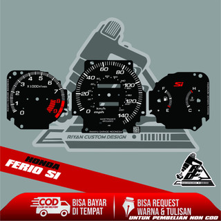 Replica แผง SPIDOMETER HONDA CIVIC FERIO Replica FERIO SIR,FERIO SI,EK4 ...