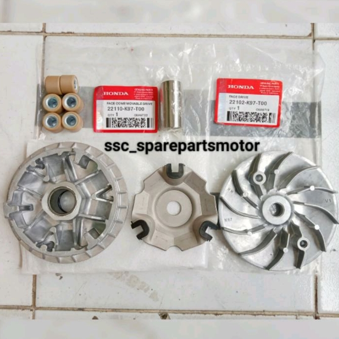 LOKAL Cvt Package House Roller Assy Set + PCX 150 Roller House Fan ใหม่ ...