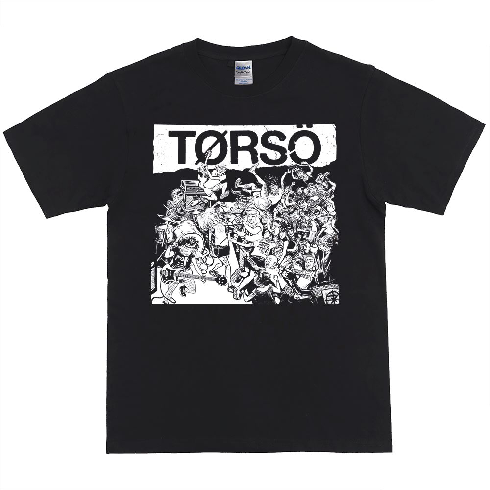 เสื้อยืด ลาย Kaos BAND TORSO VINTAGE สินค้าโดย RughSide | Shopee Thailand