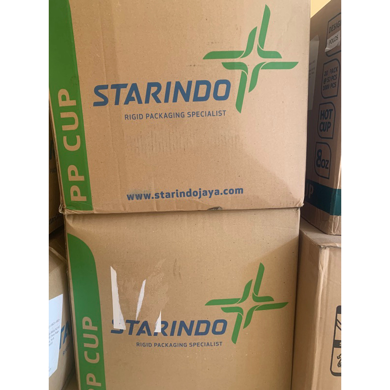 Starindo แก้วพลาสติก PP 22 ออนซ์ 14 ออนซ์ 16 ออนซ์ - 50 ชิ้น 1 สลอป ...