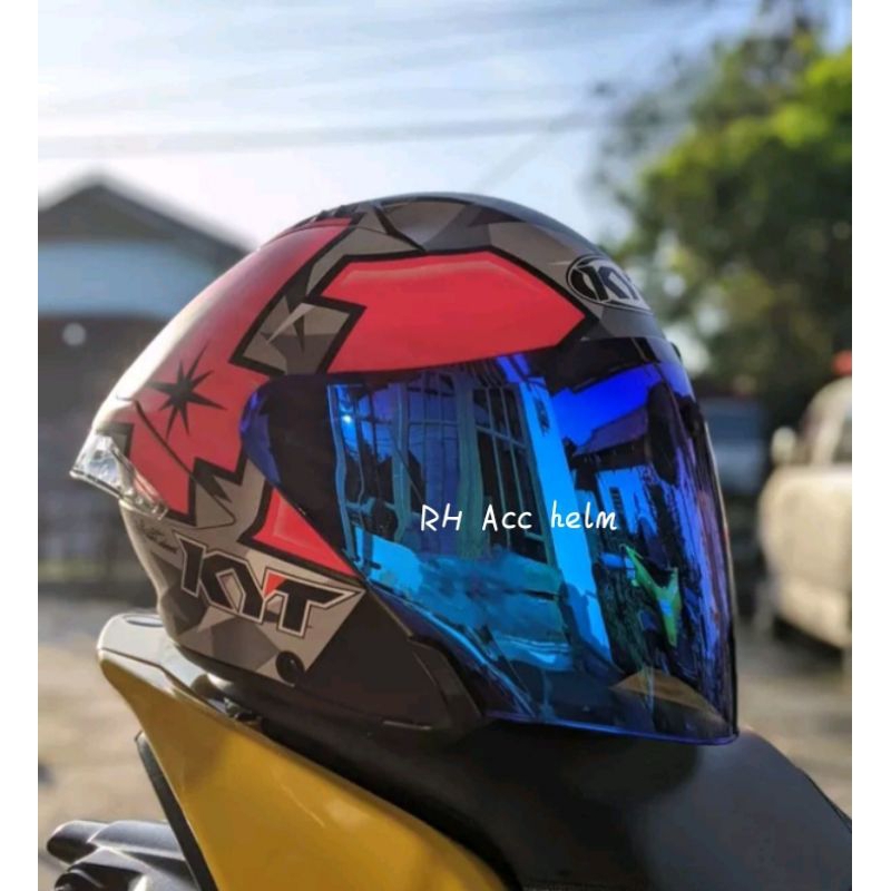สติกเกอร์ Visor IRIDIUM KYT NFJ FREE | Kyt NFJ วีเซอร์ แบบแบน | Shopee ...