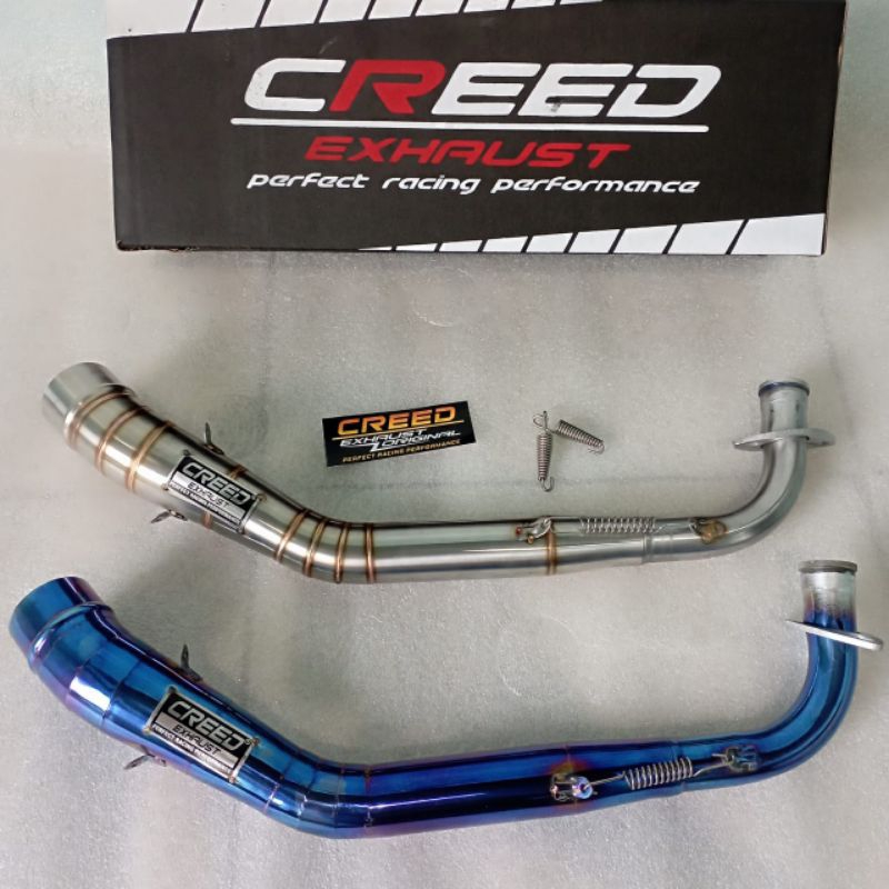 Header only/ ท่อคอ Original Creed Exhaust tu 50mm pnp moto, Nmax old ...