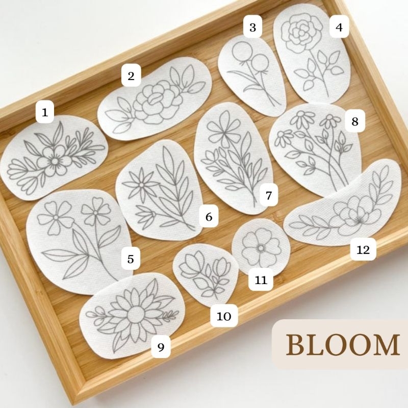 (A5 HAS BEEN Pattern) Stick & Stitch เย็บปักถักร้อย Sulam สติกเกอร์ ...