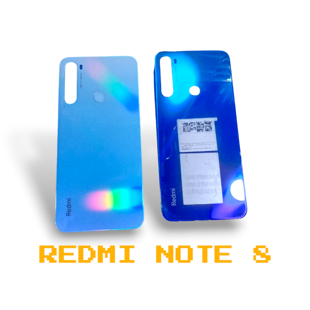 ฝาครอบด้านหลัง Xiaomi Redmi Note 8 Original + แบตเตอรี่พิมพ์หน้าจอ ...