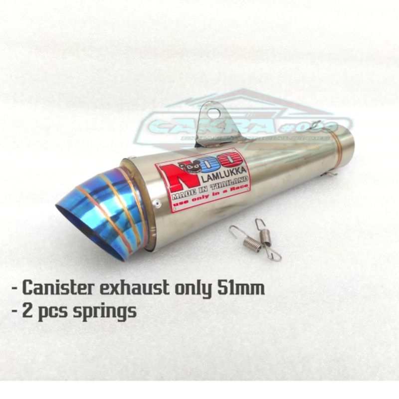 ท่อไอเสียเท่านั้น NLK/NOO/CHA/DAENG SAI4/DS4/AUN กระป๋อง 51 มม. เท่านั้น | Shopee Thailand