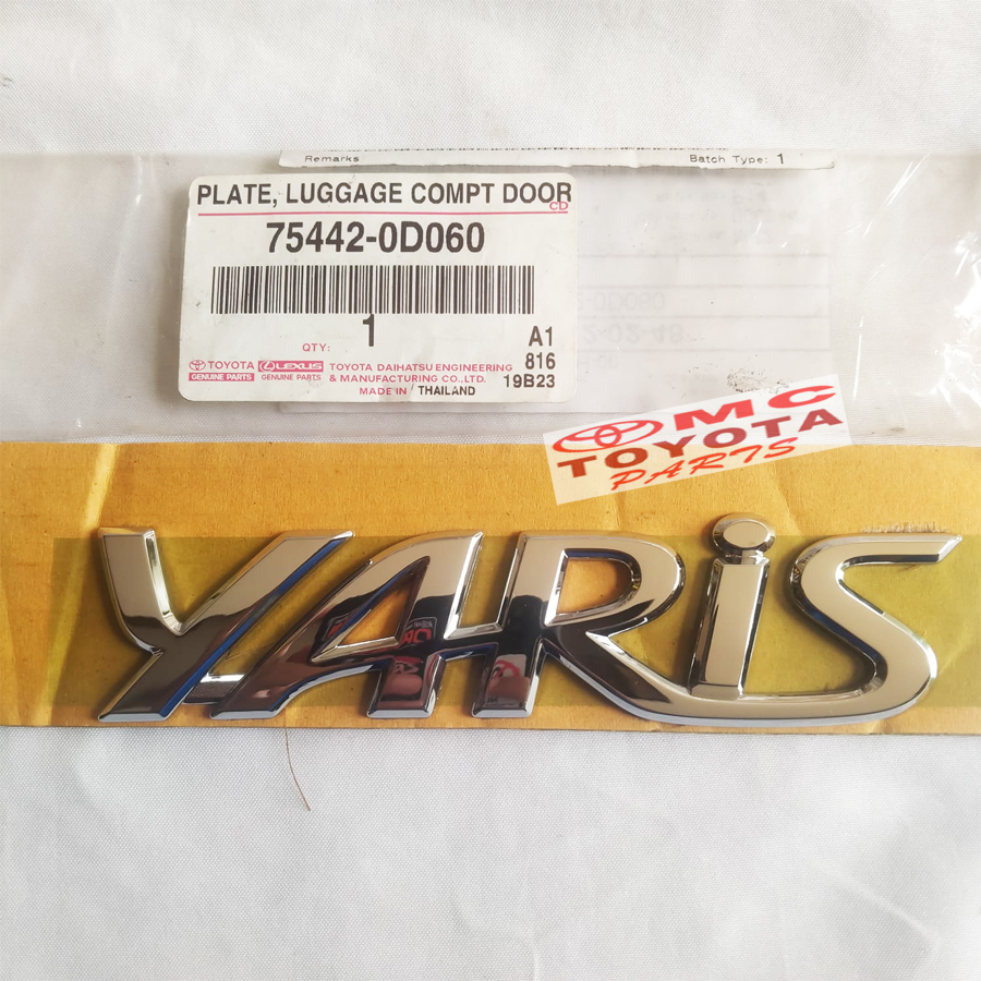 กระเป๋าเดินทาง ลายโลโก้ Toyota YARIS ของแท้ 75442-0D060 | Shopee Thailand