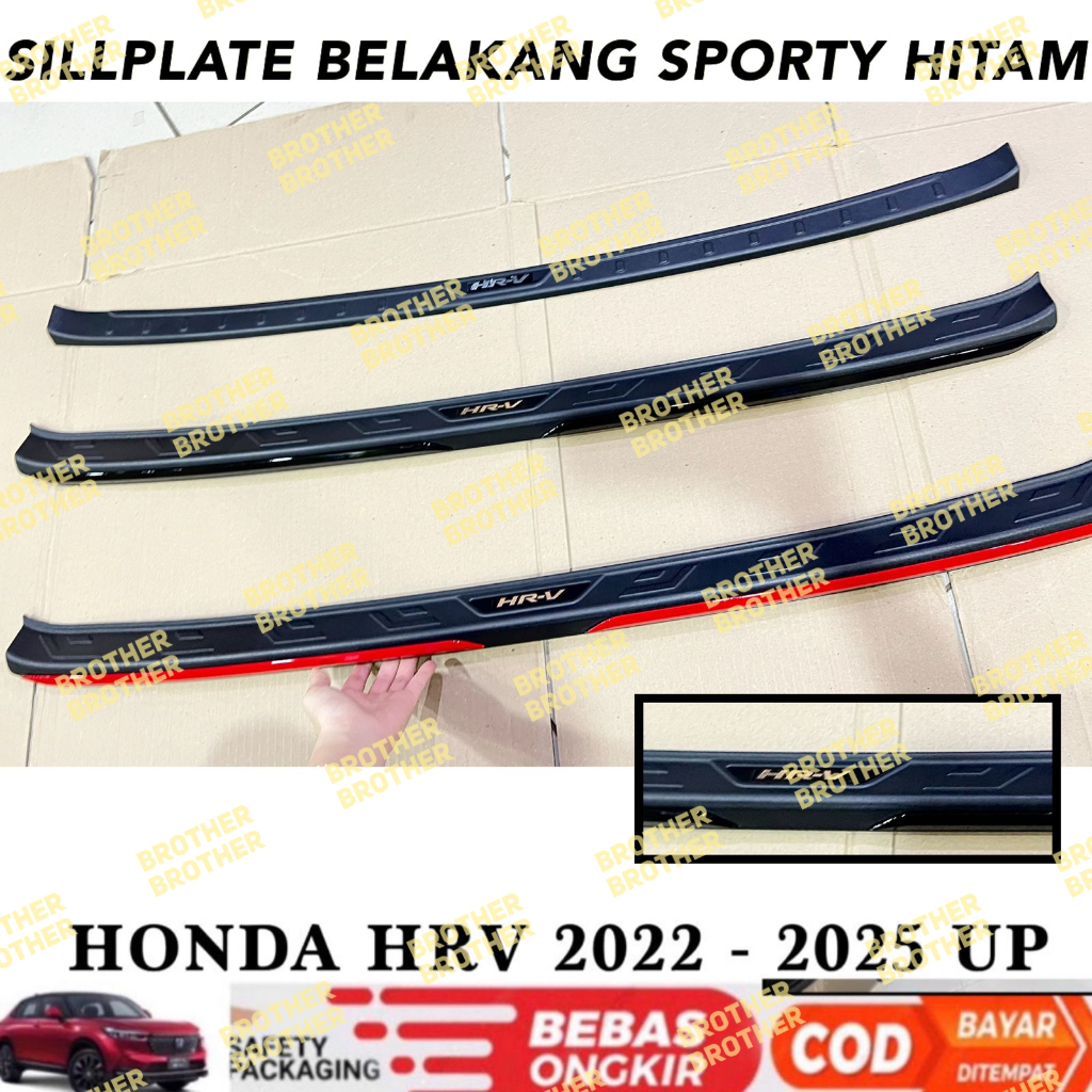 Merah HITAM Honda HRV HR-V ชายกาบหลัง 2022 2024 2025 2026 up Sporty ...