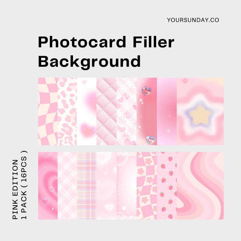 Photocard พื ้ นหลัง Binder Toploader Filler | Shopee Thailand