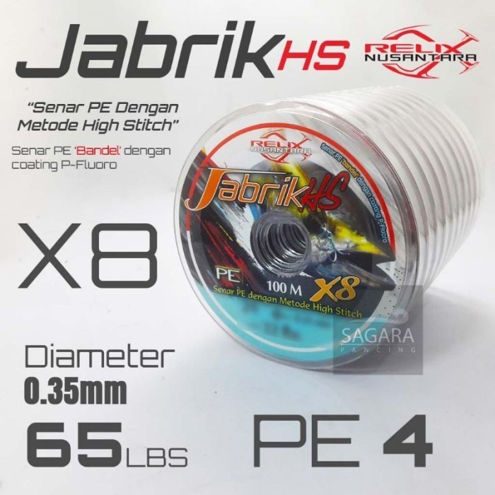 สาย PE ของ Jabrik HS X8 เชื่อมต่อ 100 ม. Relix Nusantara | Shopee Thailand