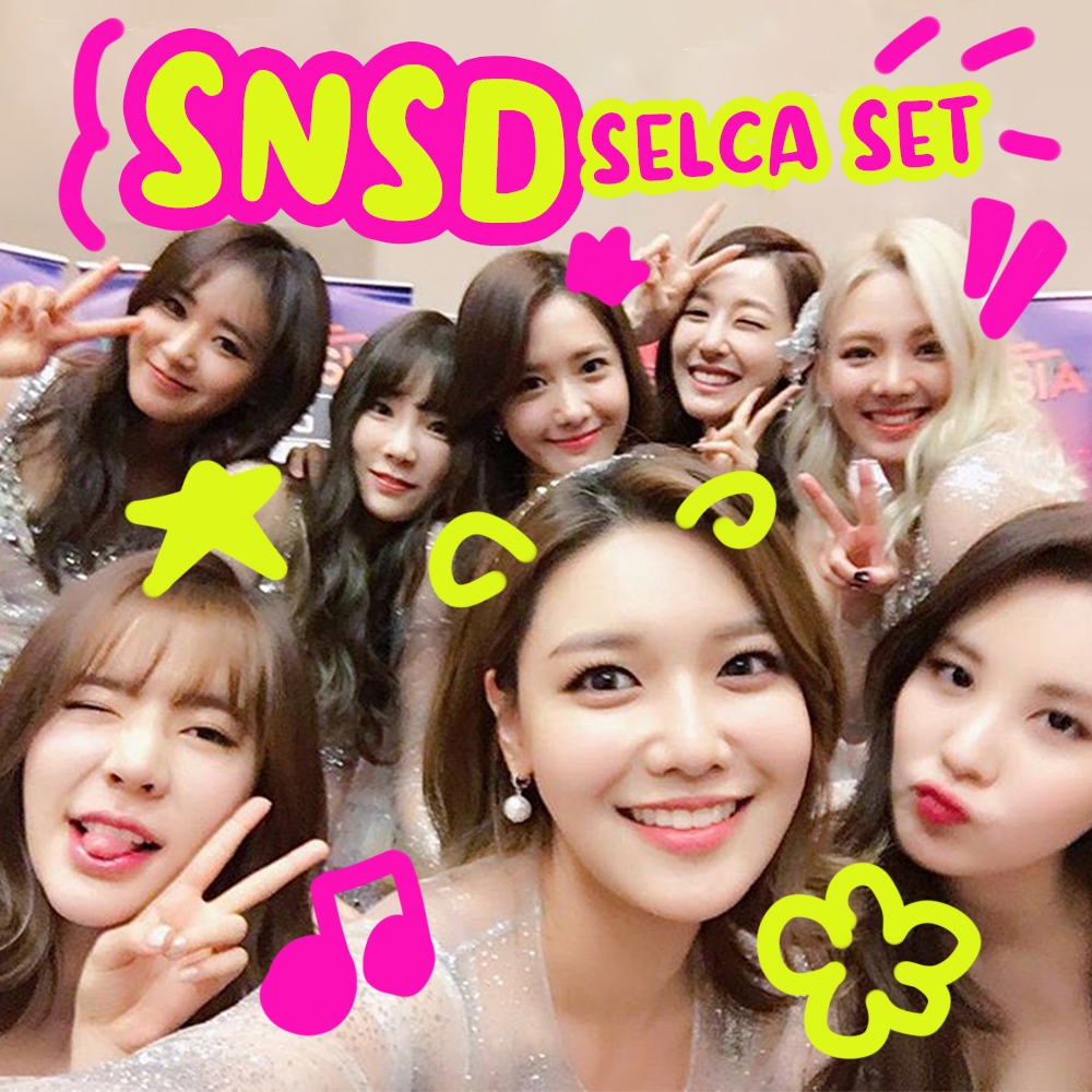 (2 ด้าน) ชุดโฟโต้การ์ด SNSD Selca Fanmade | Shopee Thailand