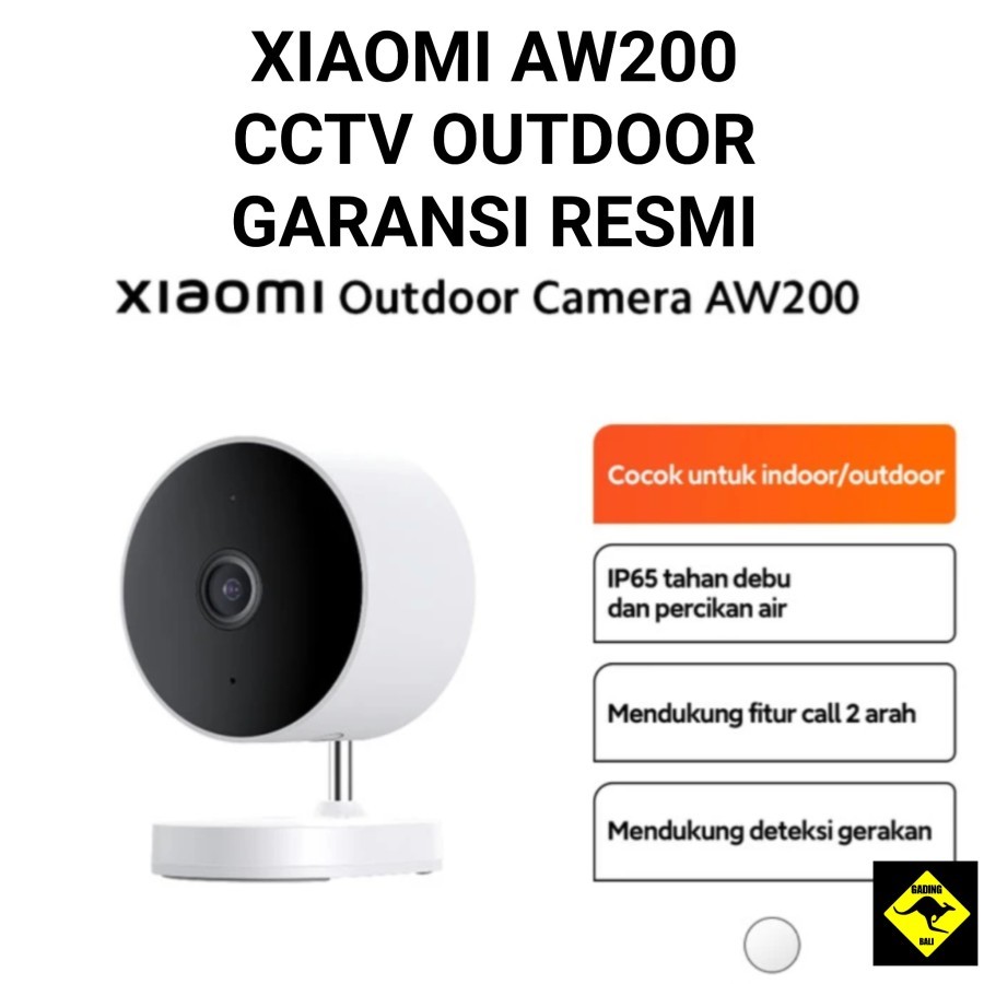 Xiaomi กล้องวงจรปิดกลางแจ้ง AW200 WIFI FHD 1080p แบบพกพา IP65 กันน้ํา ...