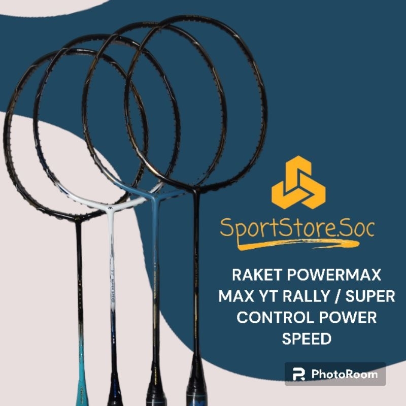 Powermax YT RALLY/ SUPER CONTROL, SPEED, POWER BADMINTON CKET | Shopee ...