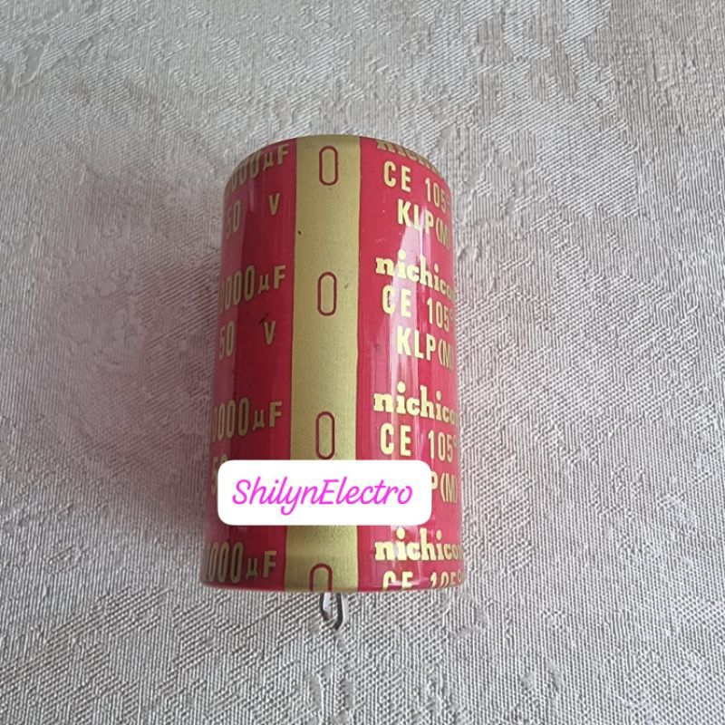 Merah Elco 10000UF 50V NICHICON RED ELKO NICHI RED | Shopee Thailand