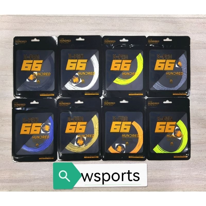 ต้นฉบับร้อย HNDRD 66X Pro 66 X Pro สายแบดมินตัน | Shopee Thailand