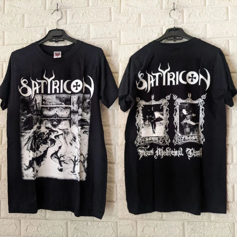เสื้อยืด พิมพ์ลาย Satyricon BAND | Shopee Thailand