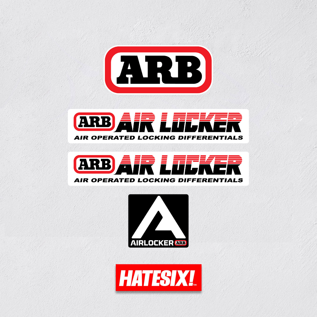 Arb Air Locker Air Locker Air Lock Hatesix Decal Sticker | Shopee Thailand