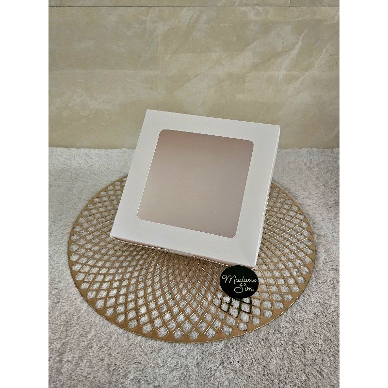 Ivory BOX - PIZZA BOX - กล่องโดนัท - SNACK กระดาษแข็ง 20x20x5 ...