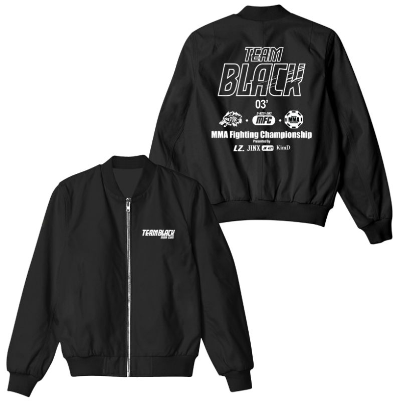 Bomber Jacket Team Black Jinx Outfit Joo Jaekhyung Manhwa Jinx | Shopee ...