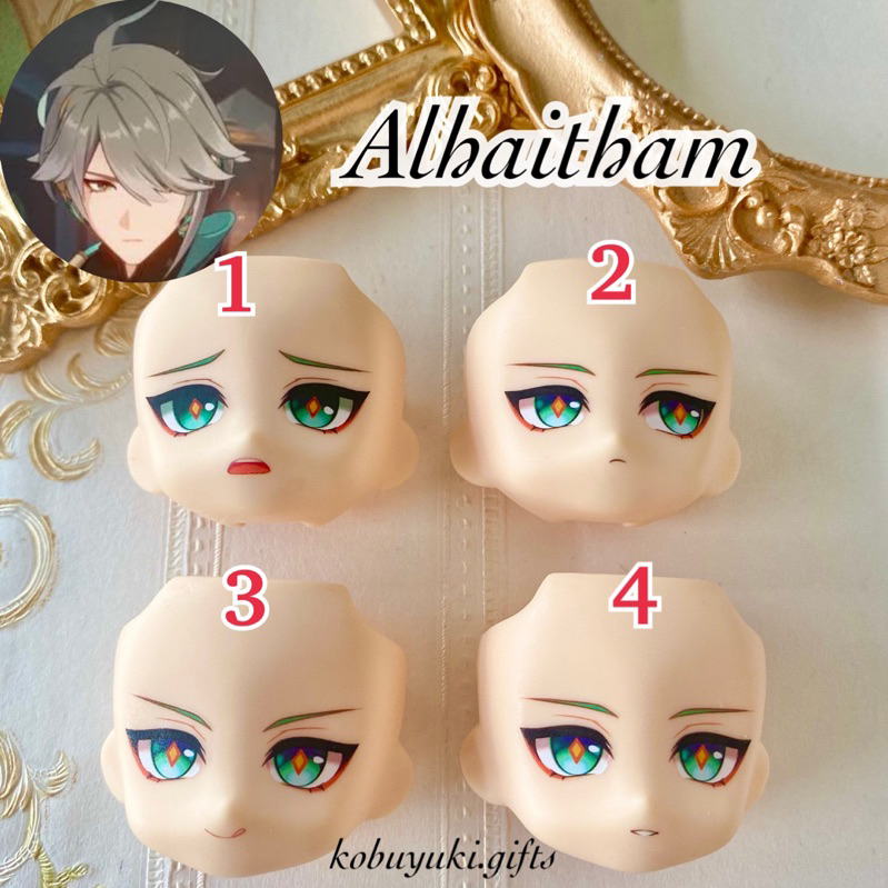 Alhaitham Nendoroid faceplate ตุ๊กตา genshin impact faceswap ob11 gsc | Shopee Thailand