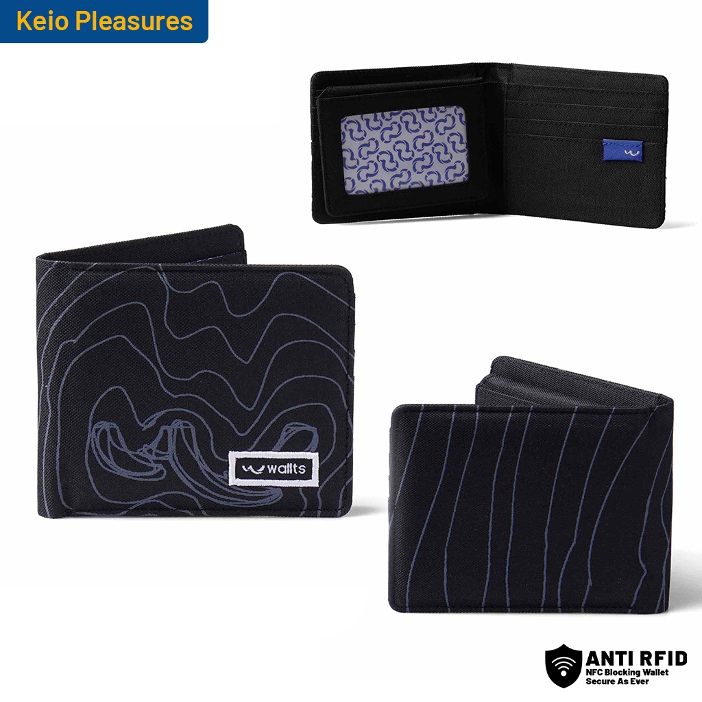 Wallts Mens Waterproof Canvas Folding Wallet - Keio Motif | Shopee Thailand
