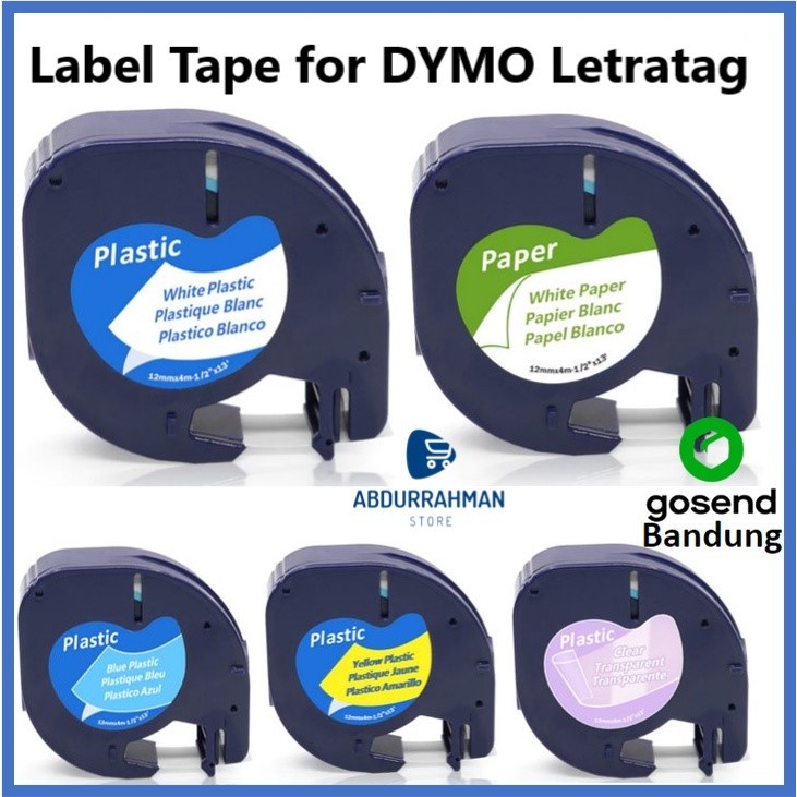 Dymo Label Tape Printer White Paper Maker Marker Competitive LetraTag ...