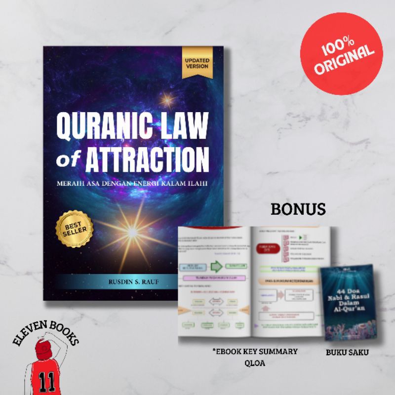 หนังสือต้นฉบับ QURANIC LAW OF ATTRACTION - RUSDIN S. ราฟ | Shopee Thailand