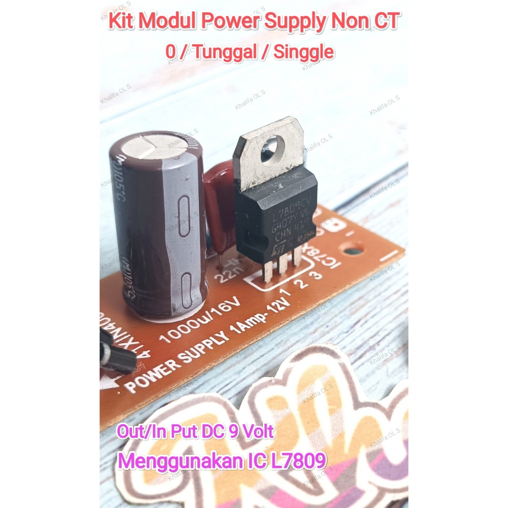 ชุดโมดูลวงจรเรียงกระแสแรงดันไฟฟ้า Pcb PSU DC 0 5V 9V 12V 15V 24V IC ...