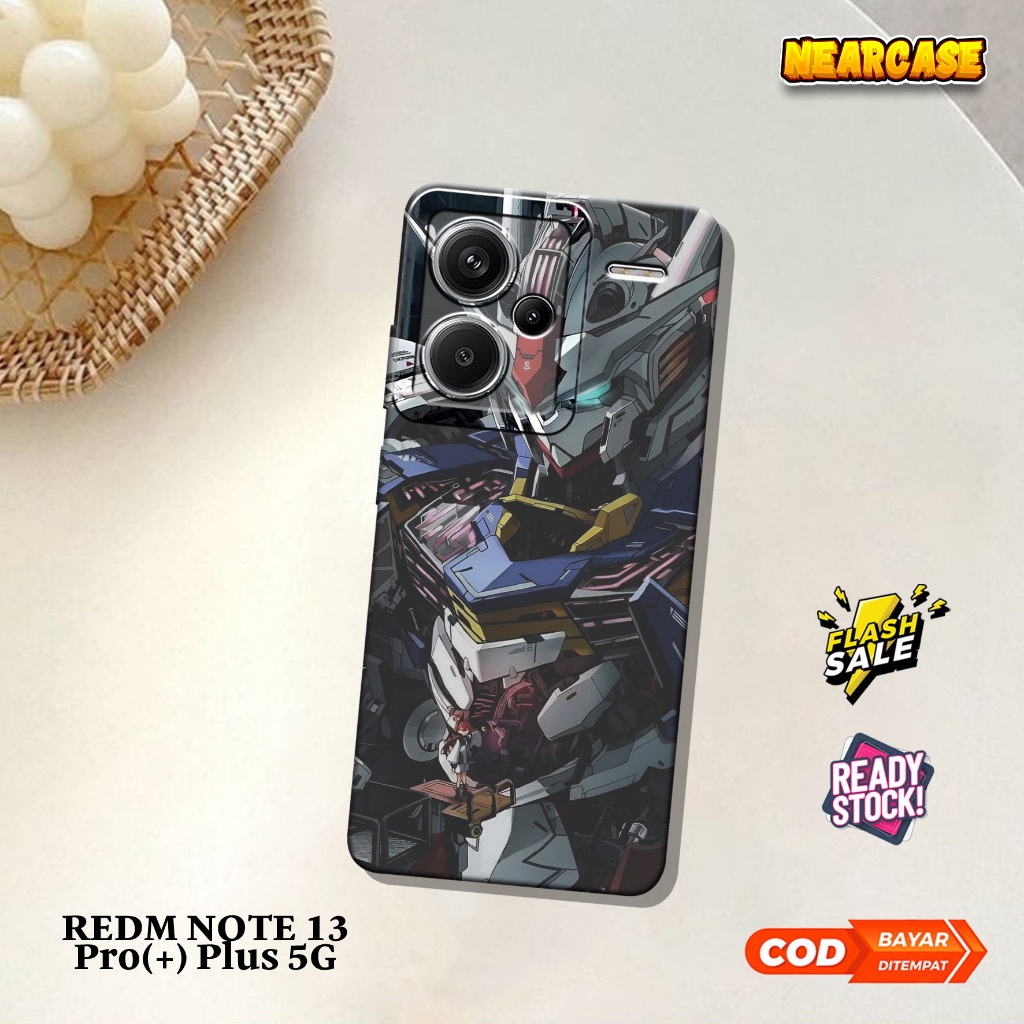 ใหม่ล่าสุด เคสโทรศัพท์มือถือ TPU ใส แบบนิ่ม ลายกันดั้ม สําหรับ Redmi Note 13 Pro+Plus 5G Note 13 ...
