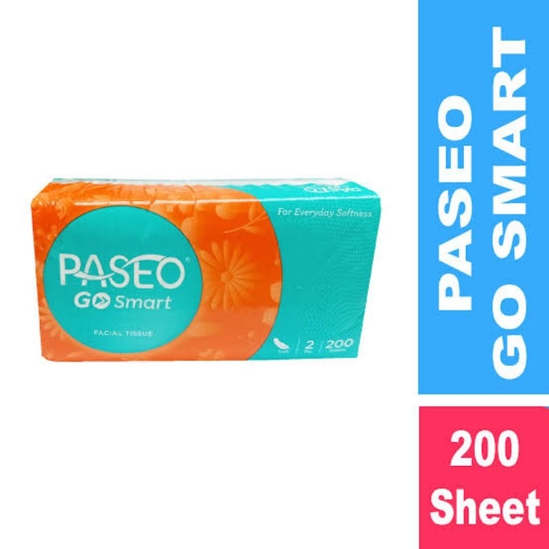 Paseo Go Smart กระดาษทิชชู่ 200 แผ่น 2 ชั้น 250 แผ่น 2 ชั้น 250 แผ่น 2 ...