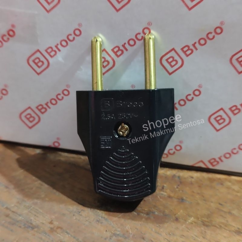 Broco Flat Mini Plug 344L แจ็คปลั๊กธรรมดา | Shopee Thailand
