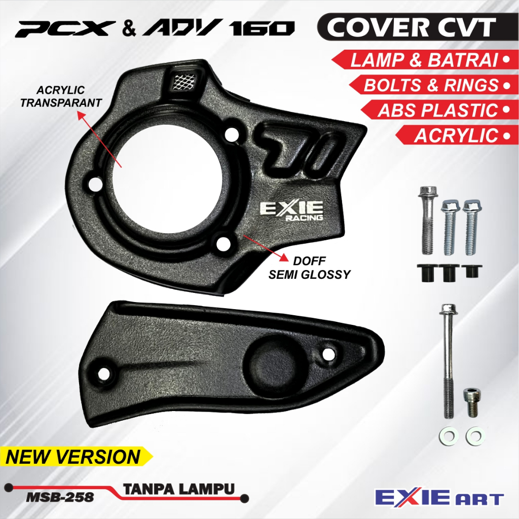 Overseas - ฝาครอบ CVT ไม่มีโคมไฟ Honda Vario, PCX, Stylo 160, ADV - CVT ...