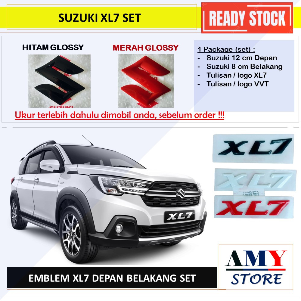 Amy11- SUZUKI XL7 EMBLEM SET, SUZUKI XL7, XL7 EMBLEM WRITING LOGO SET ...