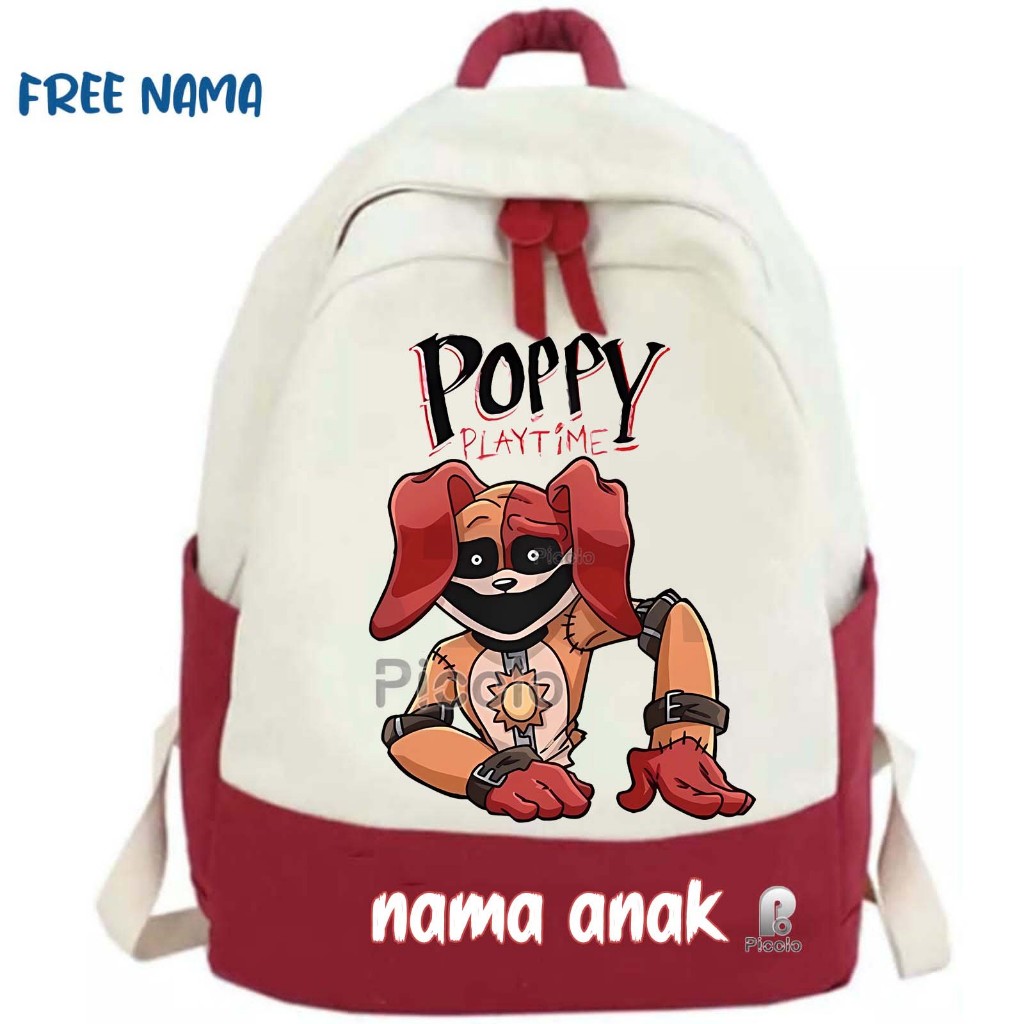 SCHOOL CHILDRENS BACKPACK POPPY PLAYTIME SMILLING CRITTERS DOG DAY ...
