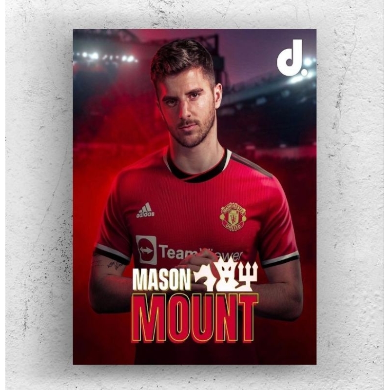 โปสเตอร ์ ติดผนัง Mason mount ขนาด A3 + | Shopee Thailand