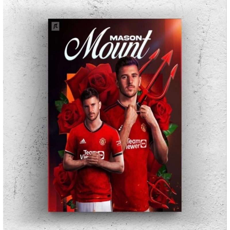 โปสเตอร ์ ติดผนัง Mason mount ขนาด A3 + | Shopee Thailand